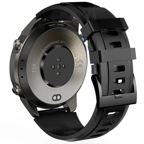 Smartwatch Exon Watch Nexus z GPS – czarny silikonowy pasek